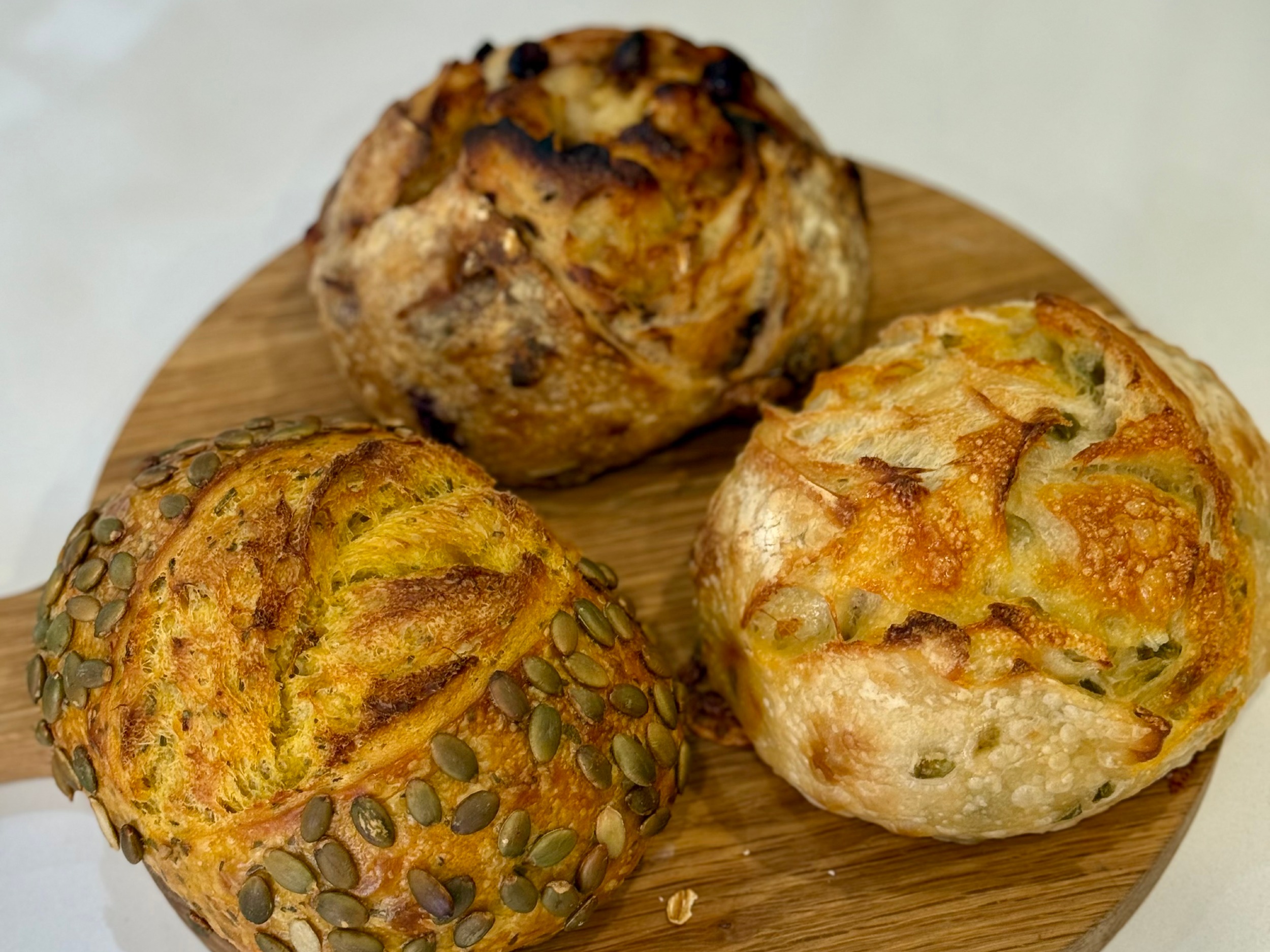 Trio of Sourdough Mini Breads Gift Box 7 - Sweet and Sourdough - Sweet ...