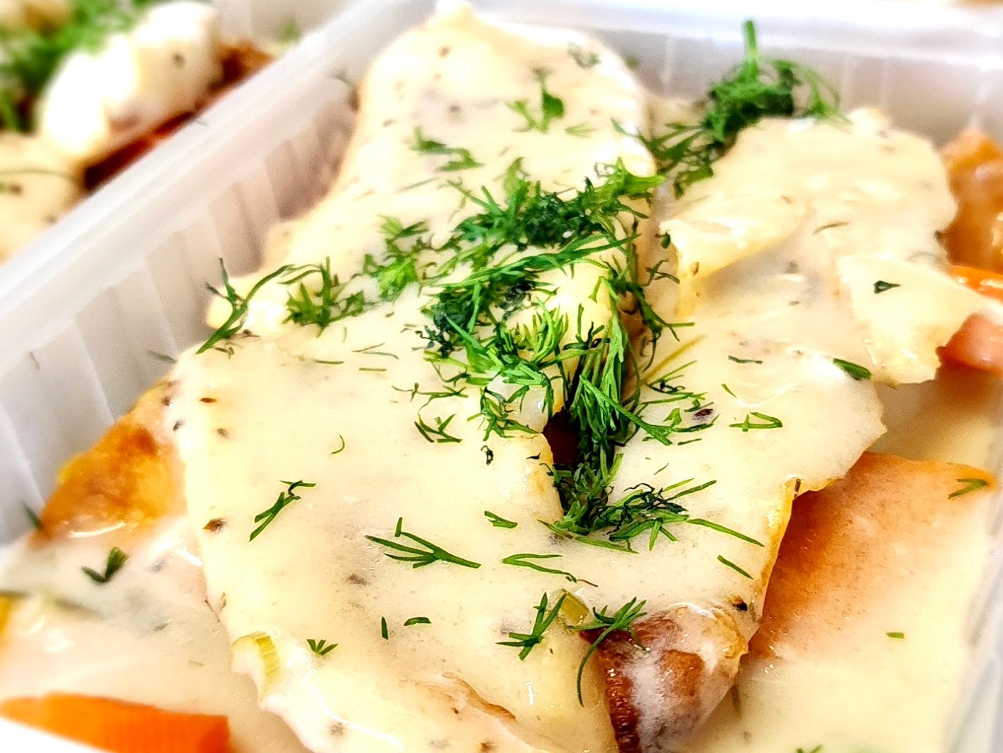 Creamy Garlic Fish Complete Meal Large - Eat Real Cairns - Eat Real ...