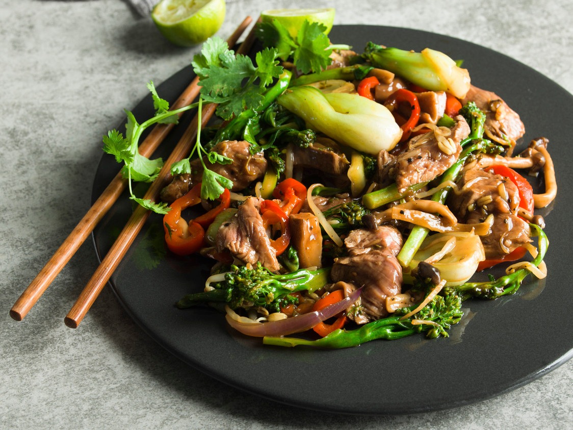Beef & Green Vegetable Stir Fry Kit - Katering at Home - Katering at ...