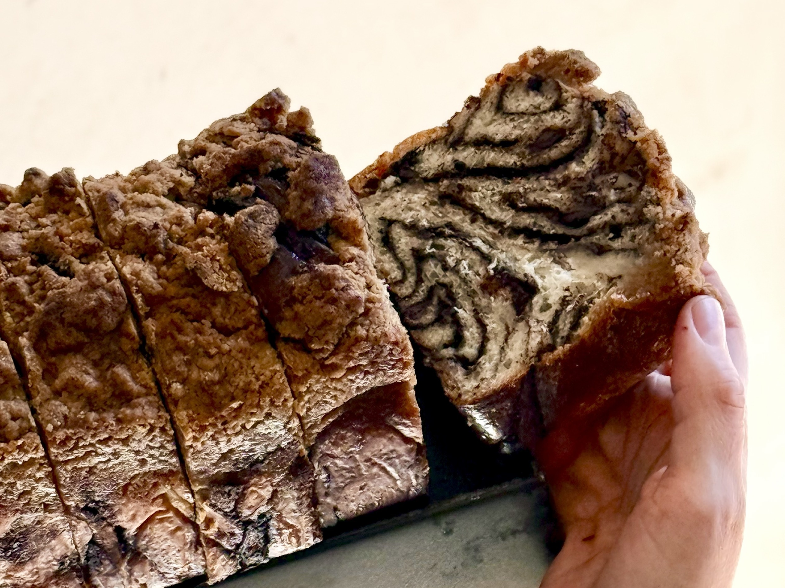 Chocolate Babka Loaf (Dairy) - Zelda Bakery - Zelda Bakery | Cookaborough