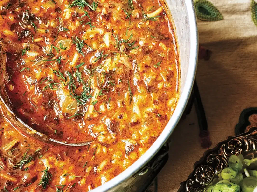 Rice and Vegetable Aash with Puy Lentils - For the Love of Food - For ...