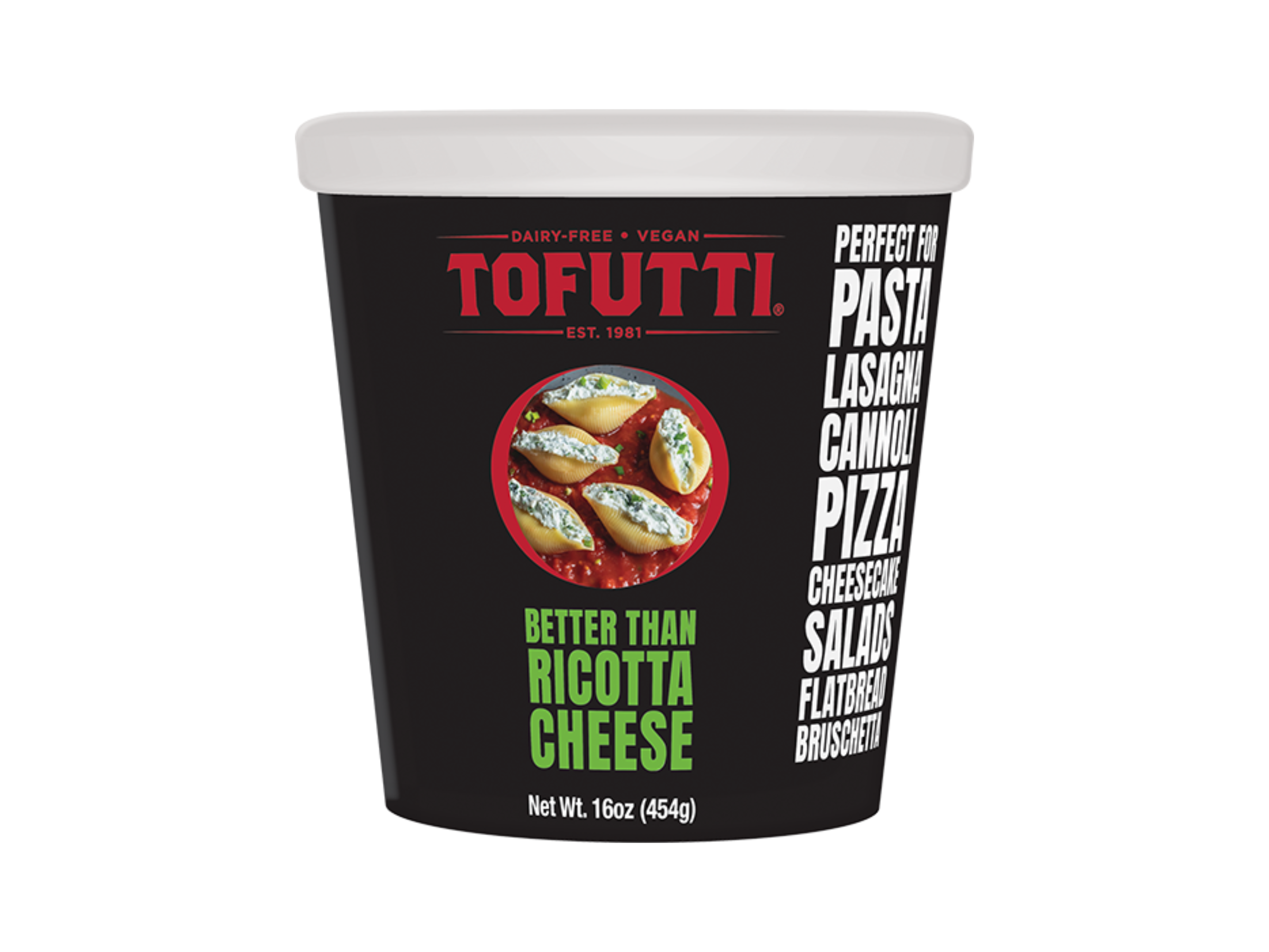 Tofutti Better Than Ricotta Cheese (454g) - Just Add Vegan - Just Add ...