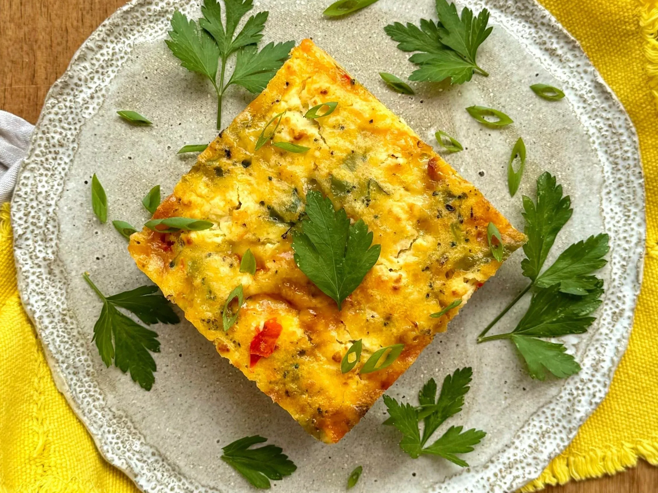 Vegetable & Chickpea Frittata (GF) (V) - Be Fit Food - Be Fit Food ...