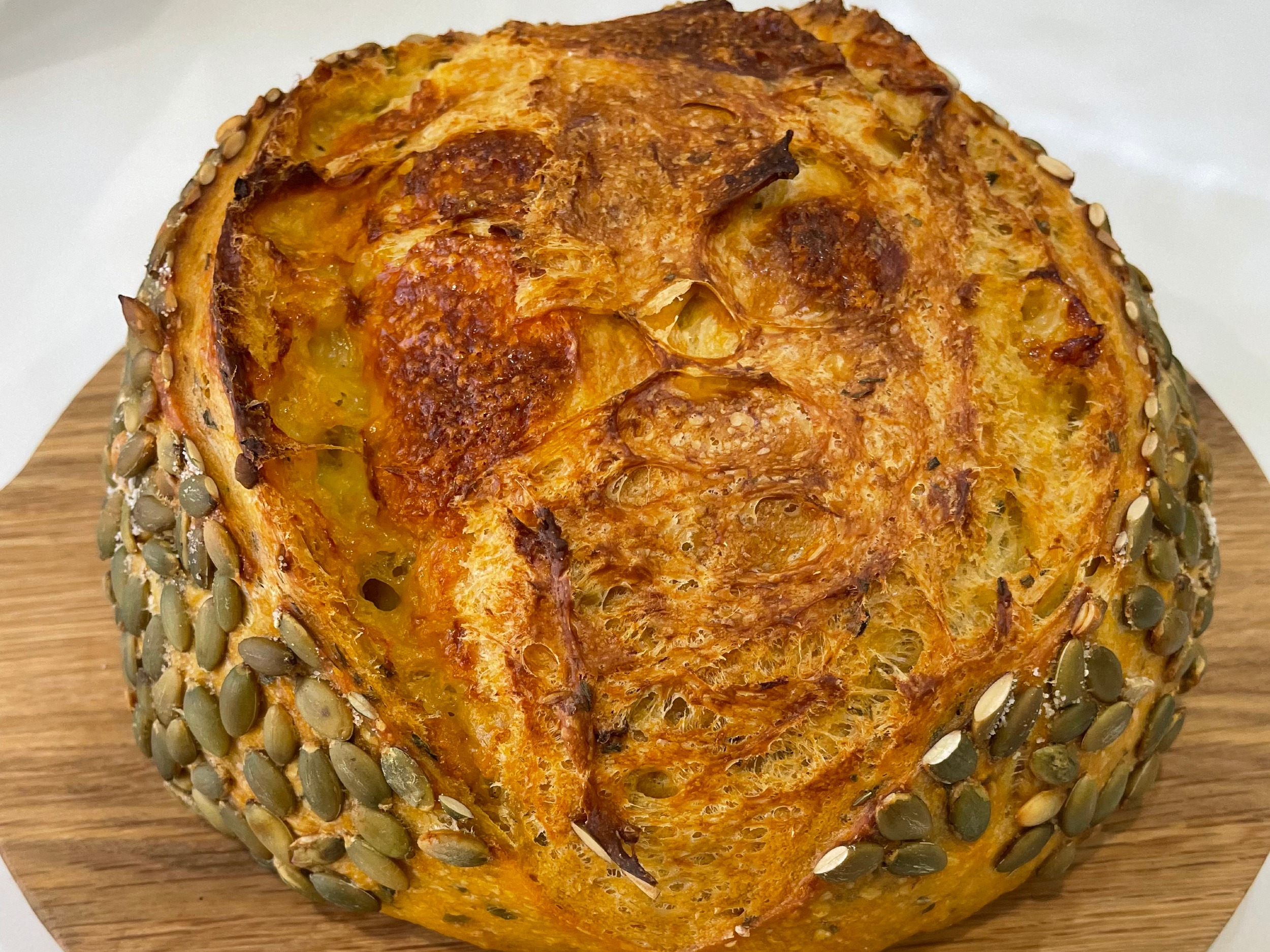 Pumpkin, Chives and Cheese Sourdough - Sweet and Sourdough - Sweet and ...