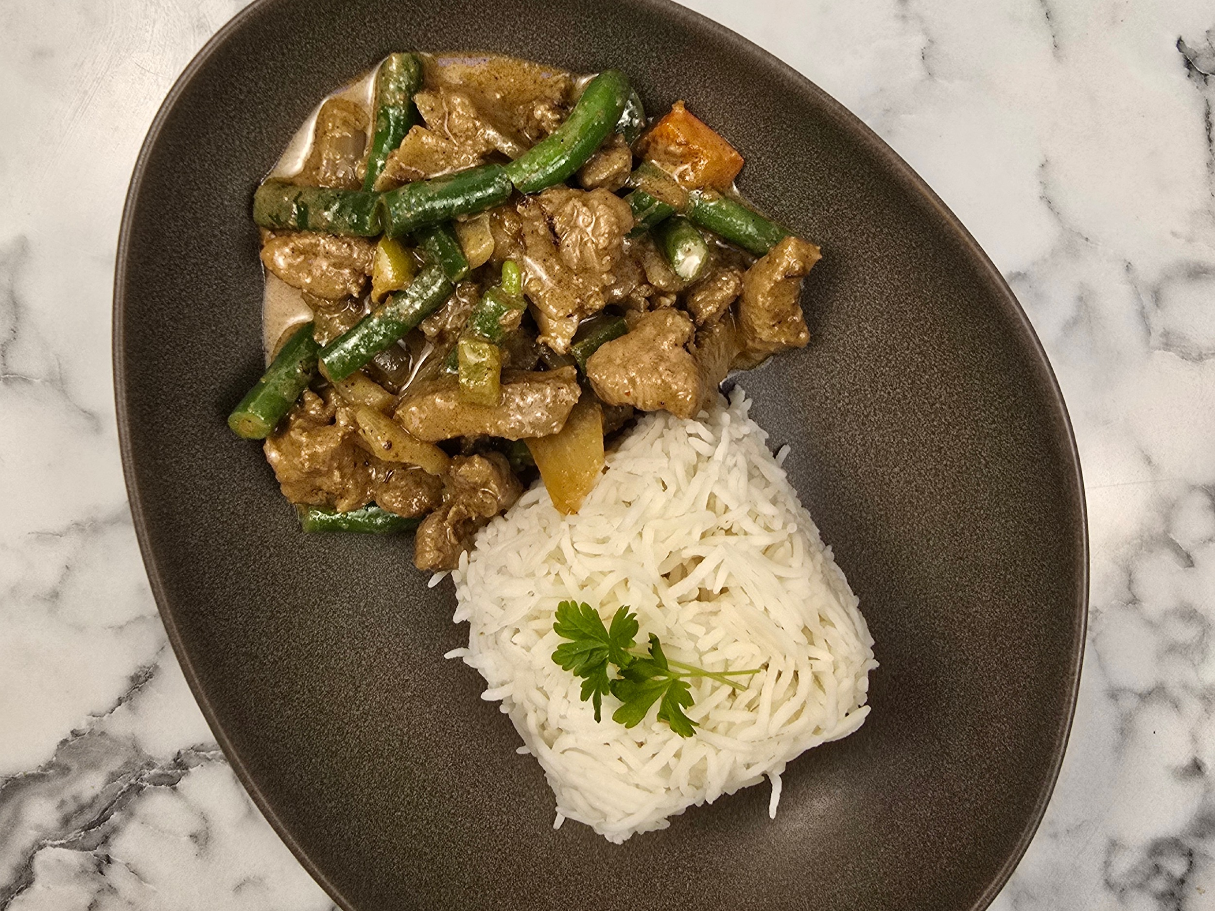Satay Chicken & Basmati Rice - Fresh 5 - Fresh 5 Healthy Meal Delivery ...