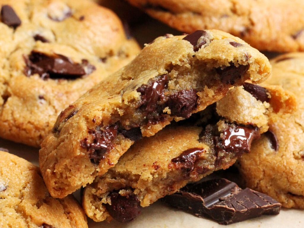 Mietta's Chocolate Chip Cookies using white, milk and dark chocolate ...