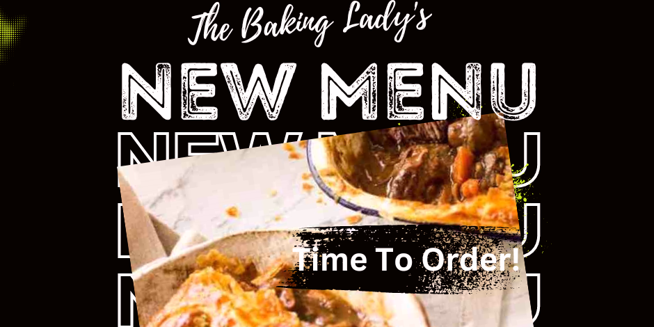 The Baking Lady's Weekly Menu - Delivery, Tuesday 9th & Friday 12th ...